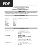 Resume Working Student Jollibee | PDF | Teachers | Learning