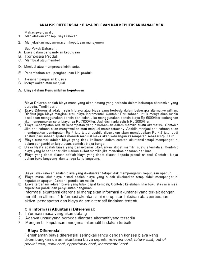 Analisis Diferensial | PDF