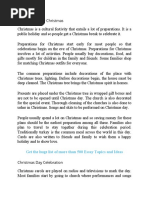Paragraph On Christmas 4 (250 Words) | PDF | Christmas Tree | Christmas