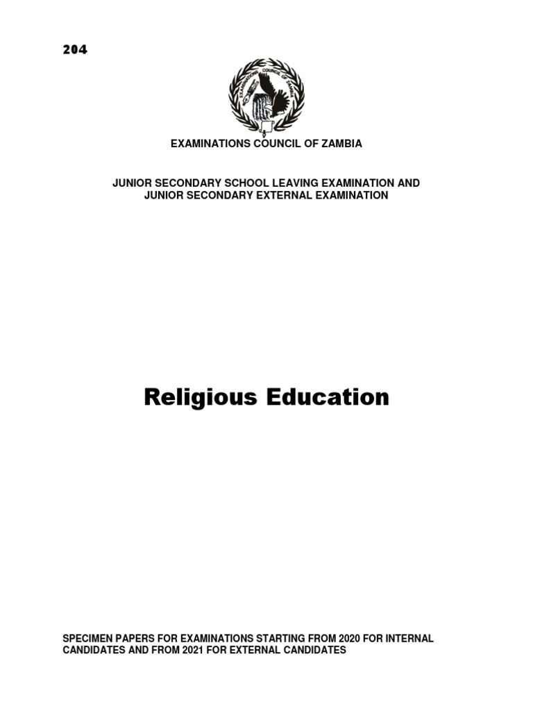 Religious Education Grade9 Final Booklet | PDF | God | Forgiveness
