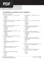 Close Up A2 - Quiz 1 | PDF