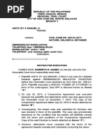 Motion To Lift Bench Warrant (Daytona) | PDF | Arrest | Arrest Warrant