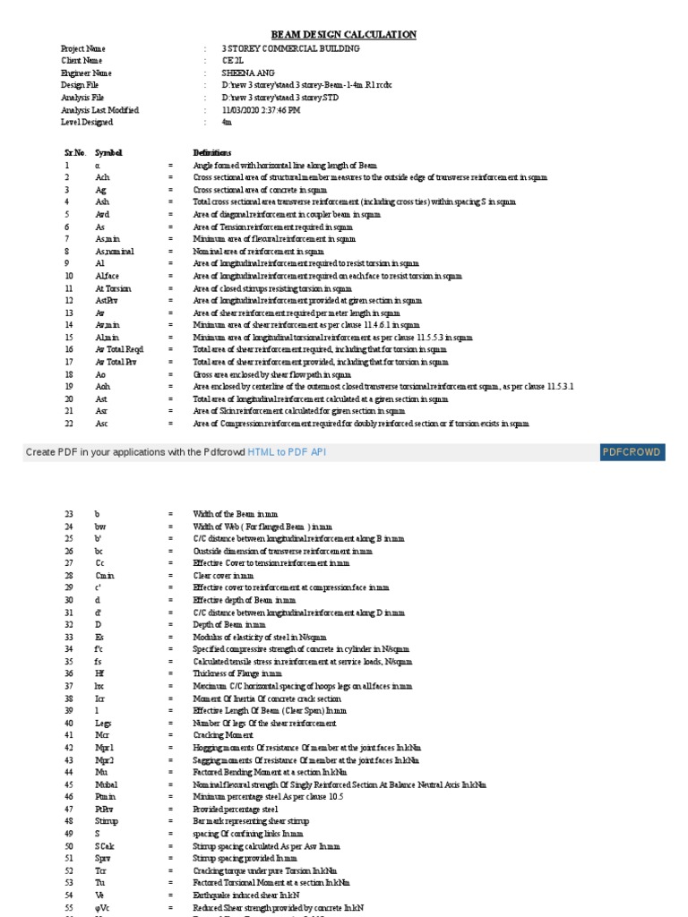 Beam Calculation B-1 PDF | PDF | Beam (Structure) | Materials Science