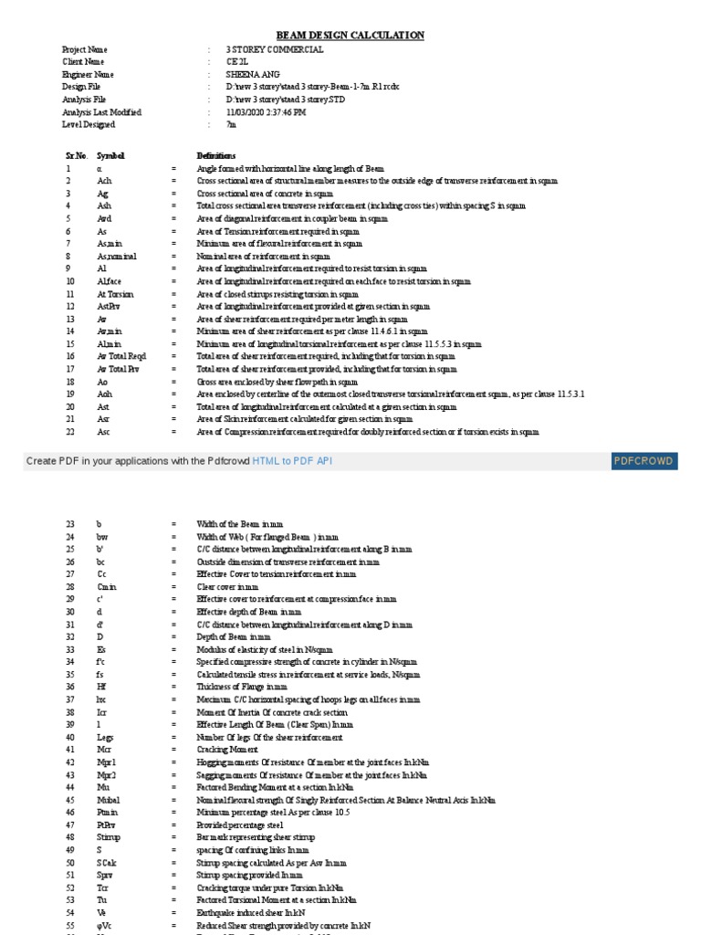 Beam Calculation B 2 Pdf Pdf Beam Structure Building Engineering