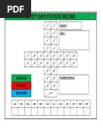 Monthly Safety Calendar Template | PDF | Transport | Transport Safety
