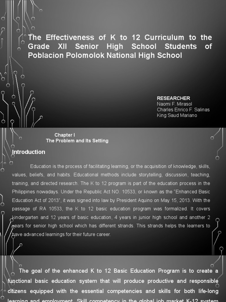 PR2 Powerpoint For Defense | PDF | Survey Methodology | Curriculum