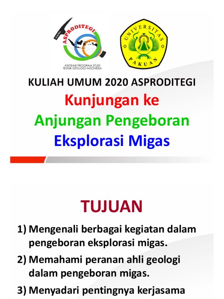 Materi Utama Kunjungan Ke Anjungan 20200619 | PDF | Drilling Rig ...
