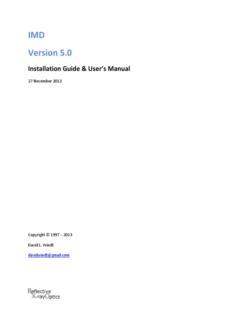 Installation Guide & User's Manual: 27 November 2013 | PDF | Directory ...