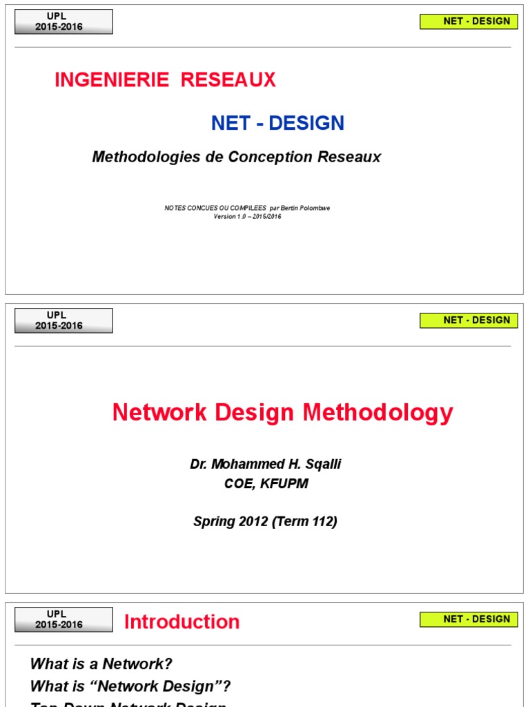 Network Design Methodologies Guide | PDF | Computer Network | Wide Area ...