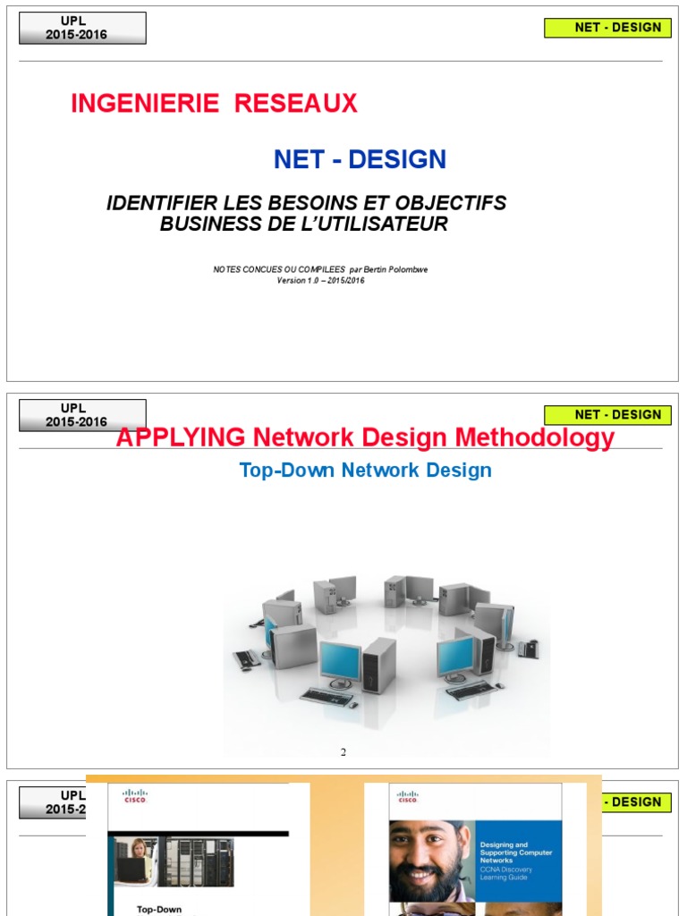 Chapitre 3 - NETWORK DESIGN - Identifier Les Besoins Utilisateurs | PDF ...