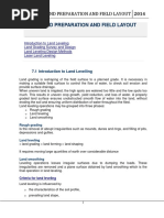 Land Leveling Techniques and Design | PDF