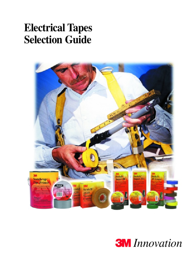 3M Elect Tape Catalogue | PDF | Insulator (Electricity) | Duct (Flow)