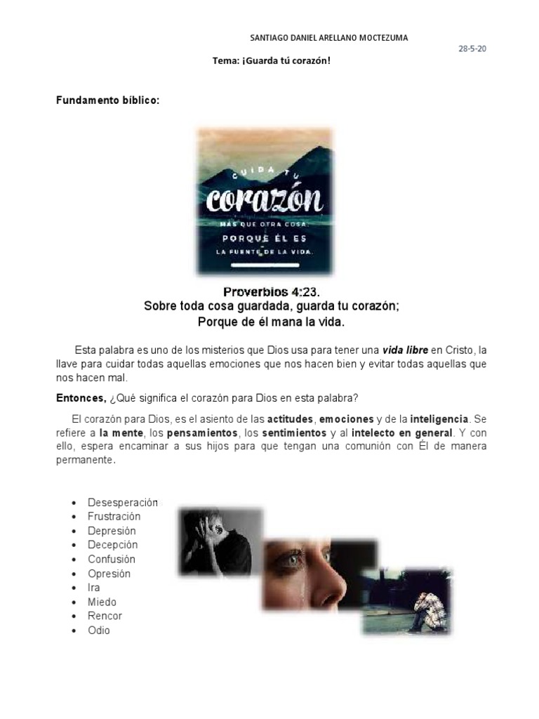 Tema - Guarda Tu Corazón | PDF | Cristo (título) | Amor