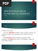 DISS Module-3 Quarter-2 | PDF | Social Science | Interdisciplinarity
