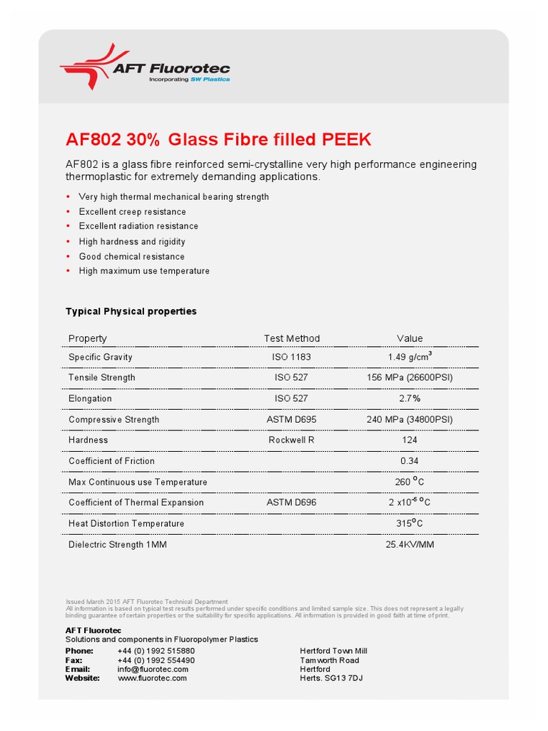 Af802 Datasheet PDF | PDF | Fibers | Strength Of Materials