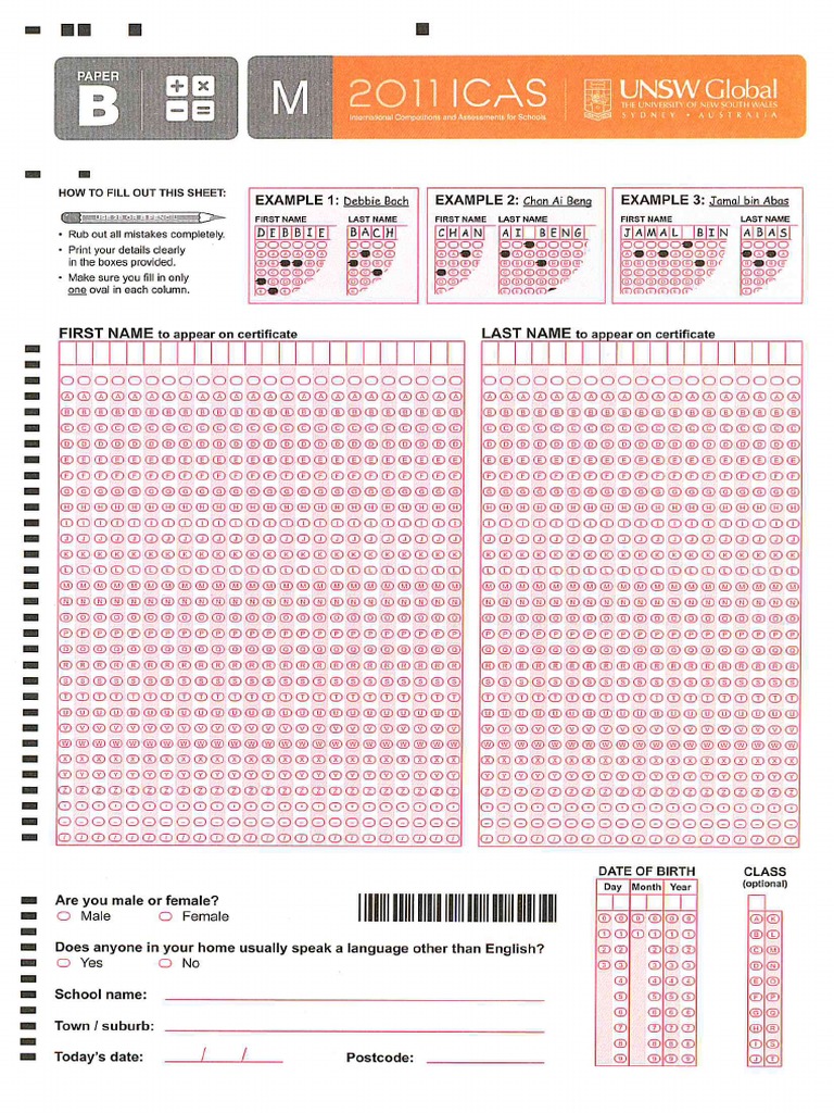 Maths ICAS 2011 Paper B With Answers | PDF