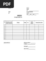 Model Borderou Serie Posta Romana | PDF