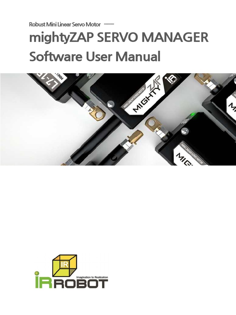 Mightyzap Servo Manager Software User Manual: Robust Mini Linear Servo ...