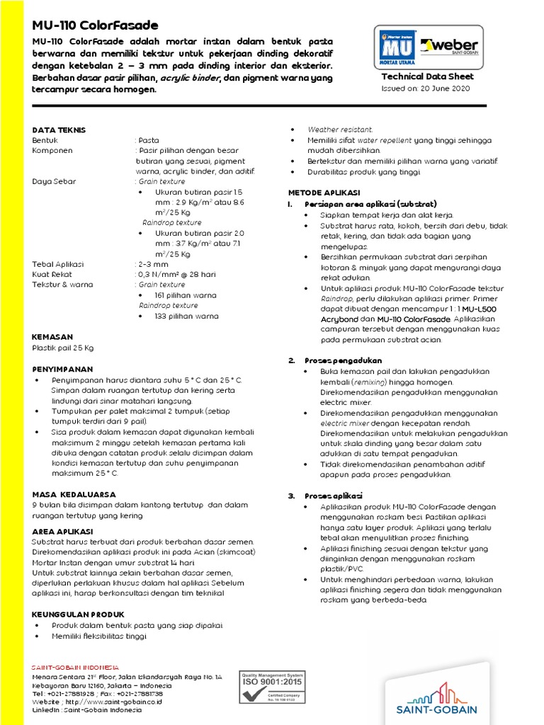 MU-110 ColorFasade | PDF