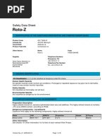 MSDS NP Unleaded Petrol | PDF | Gasoline | Benzene