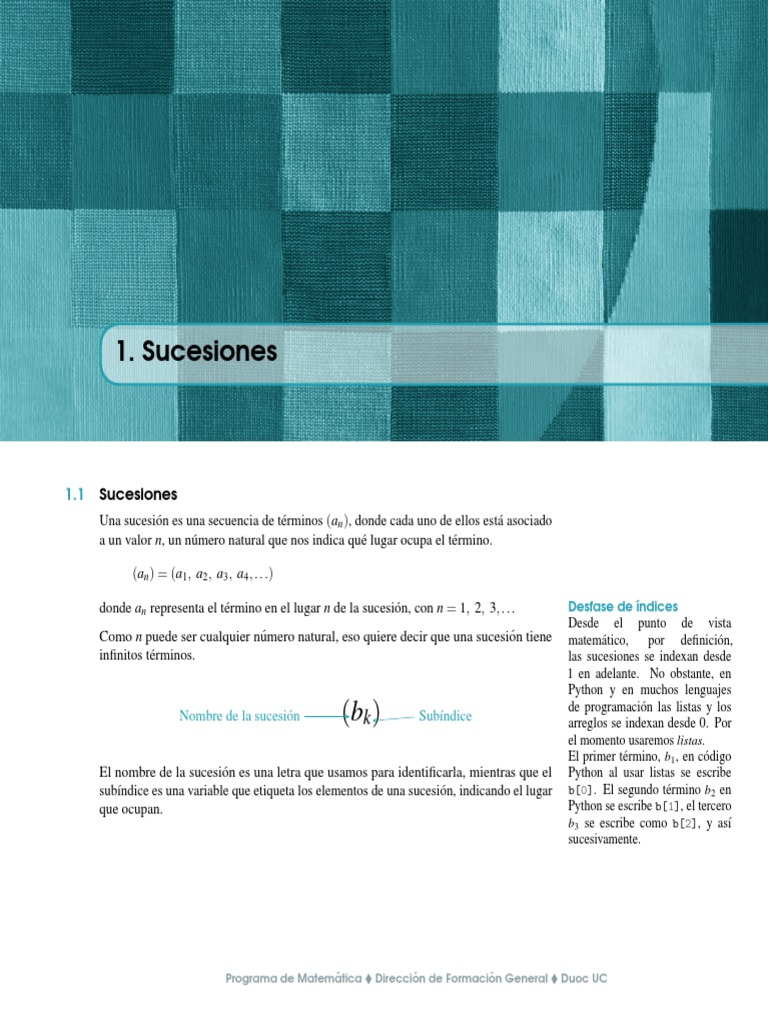 G1 Mat2120 | PDF | Secuencia | Python (lenguaje de programación)