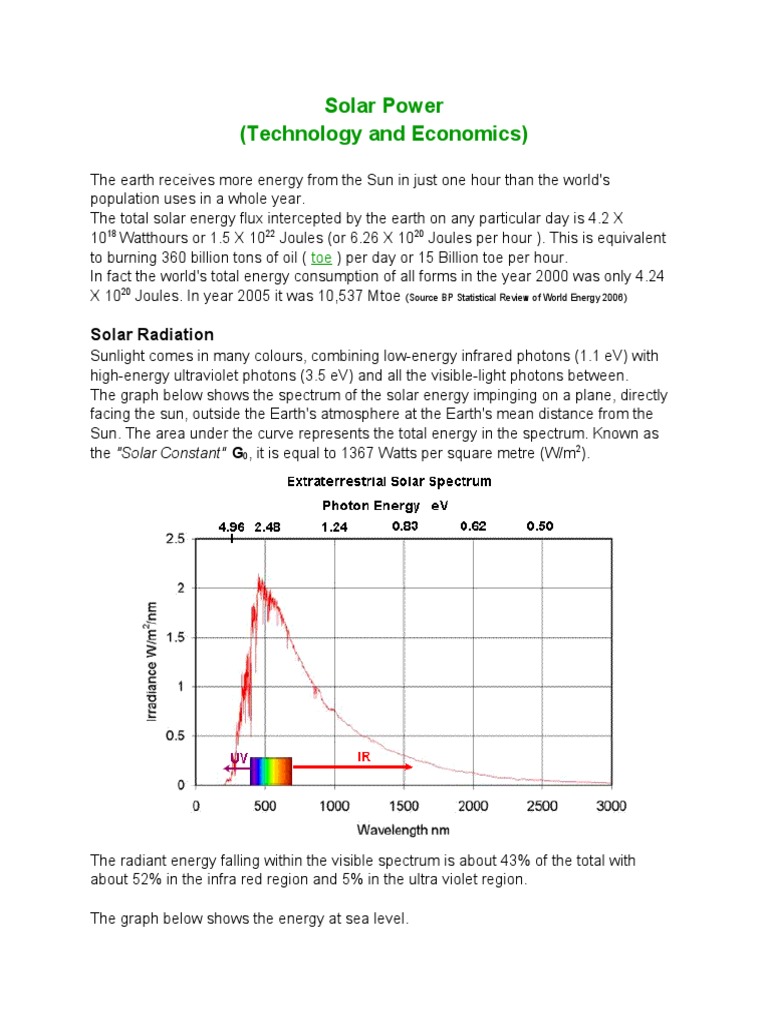 Solar Power | PDF | Solar Power | Photovoltaics