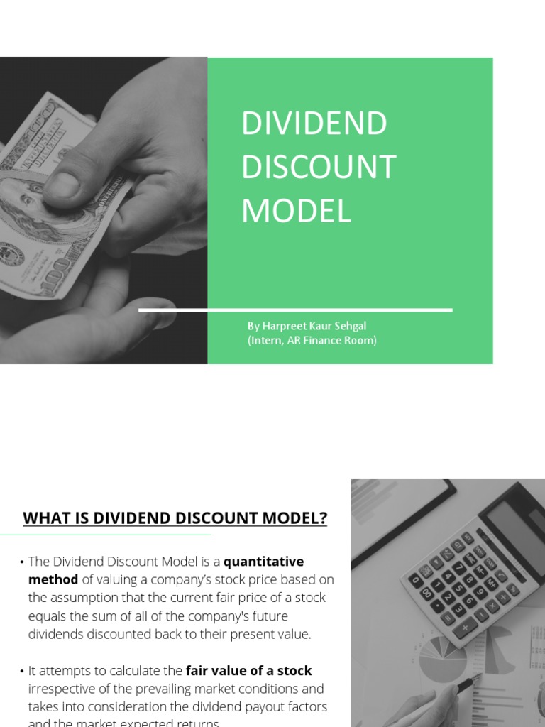 Dividend Discount Model Explained | PDF | Dividend | Discounting