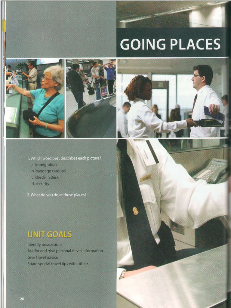 Unit 3 Going Places - World English 1 | PDF | Semantic Units | Grammar