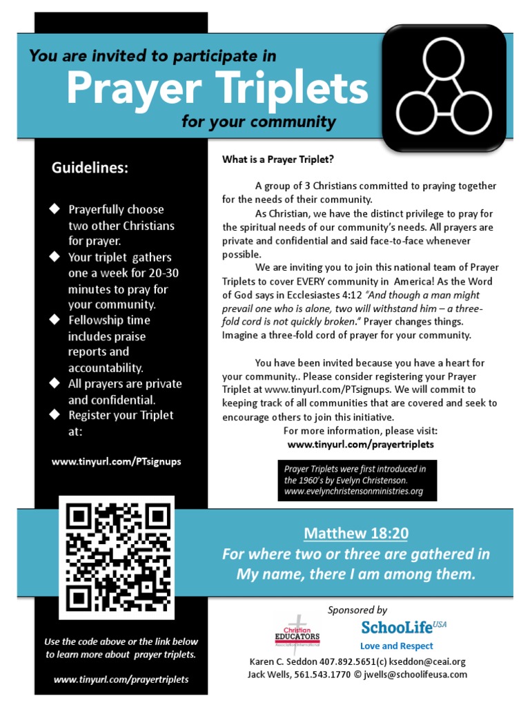 Prayertriplets - Community | PDF | Prayer | Religious Behaviour And ...