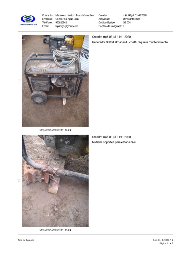 Ge004 08.07.2020 - Reparaciones Varias - Waldo | PDF | Bienes ...