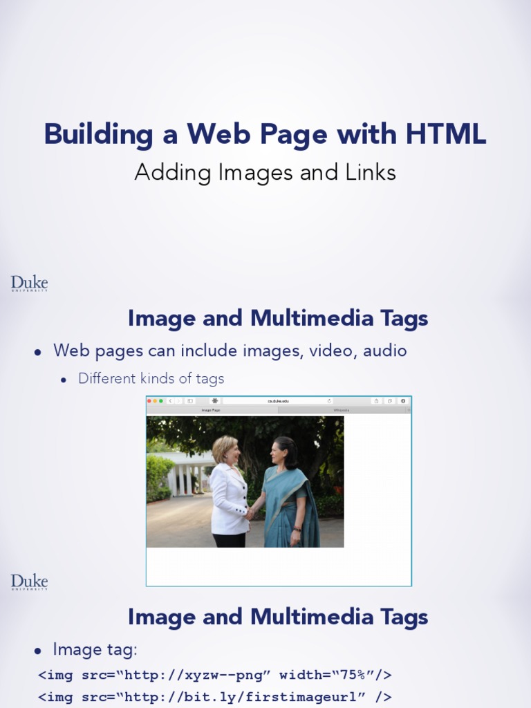 08 - Adding Images and Links - AddingImagesAndLinks PDF | PDF | Html ...