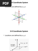 Lecture 3 The 3D Coordinate System | PDF | Cartesian Coordinate System ...