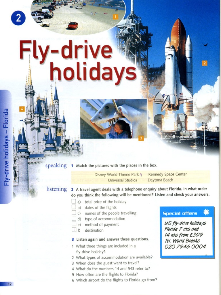 Unit 2 English For Tourism 1 | PDF