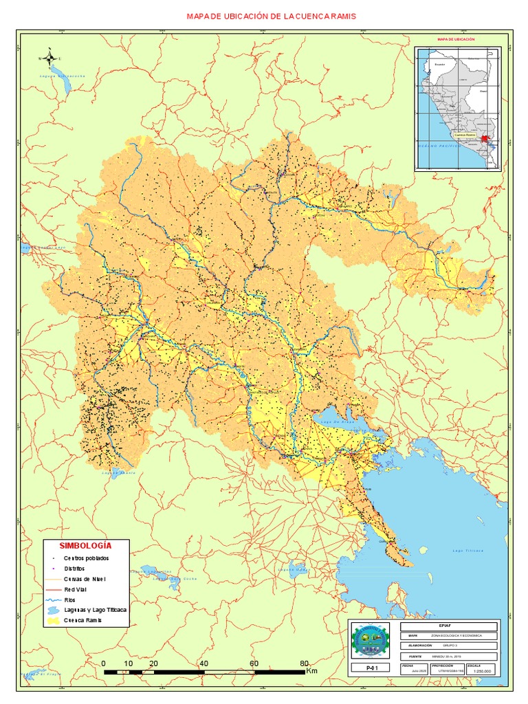 Mapas Temáticos de La Cuenca Del Rio Ramis - Puno | PDF