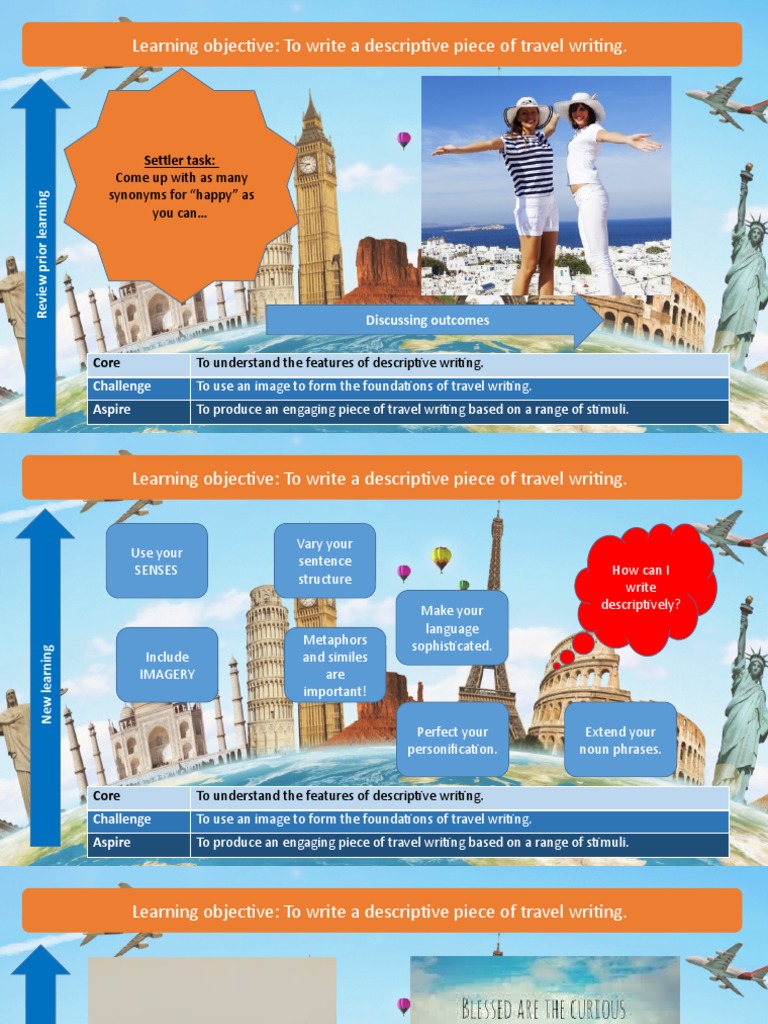 Descriptive Travel Writing Guide | PDF | Linguistic Typology ...