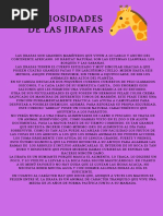 Anatomía y Fisiologia de La Jirafa | PDF