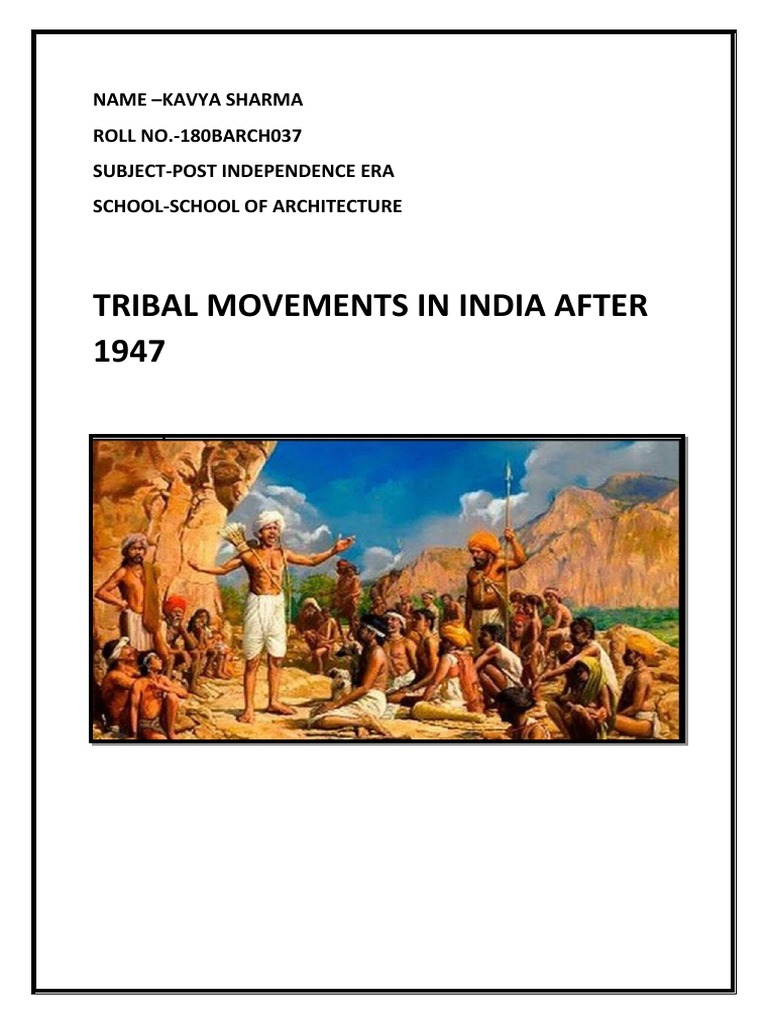 Tribal Movements in India After 1947 | PDF | South Asia