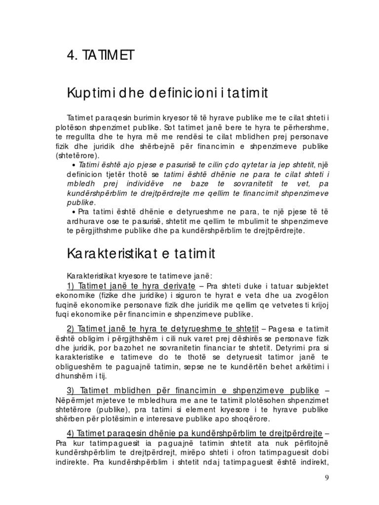 Tatimet PDF | PDF