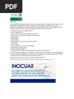 Oxonia Activo Ficha Tecnica | PDF | Agua | Química