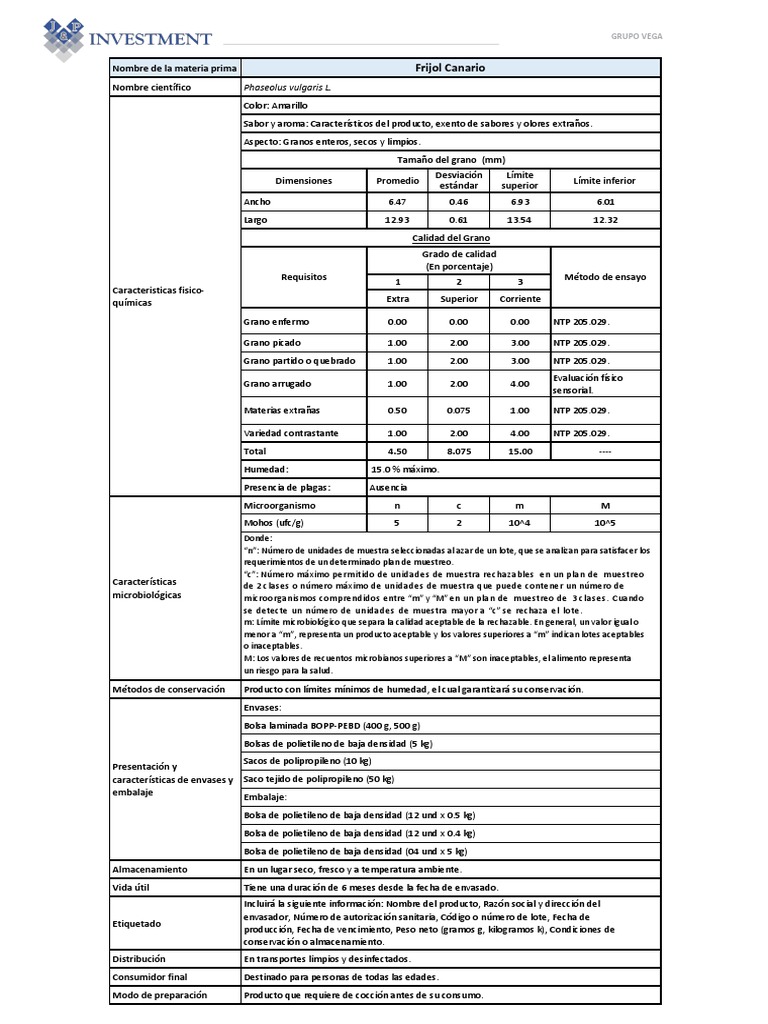 Ft-Frijol Canario. | PDF | Comida y bebida | Naturaleza