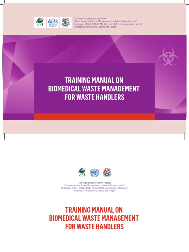 Training Manual On Biomedical Waste Management For Waste Handlers | PDF ...