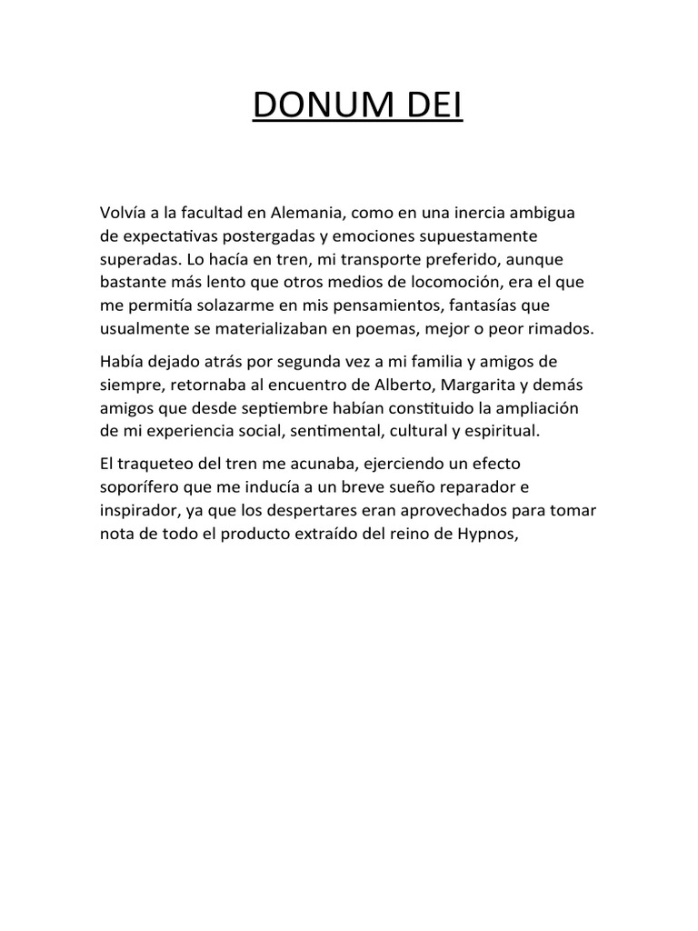 Donum Dei | PDF
