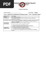 VRV Testing Check Sheet | PDF | Automation | Applied And ...