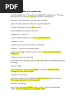 Call Center Closing Spiel Guide | PDF | Troubleshooting | Communication