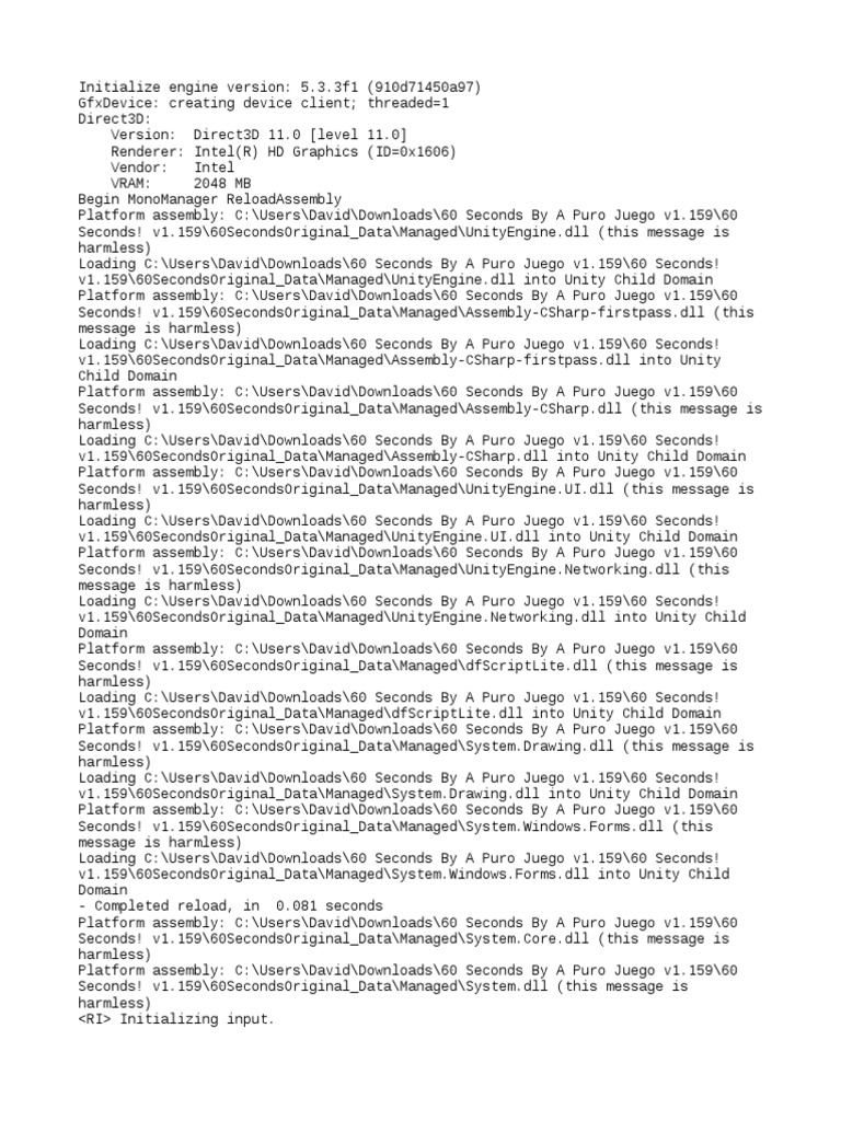 Output Log | PDF | Operating System Families | Microsoft Windows
