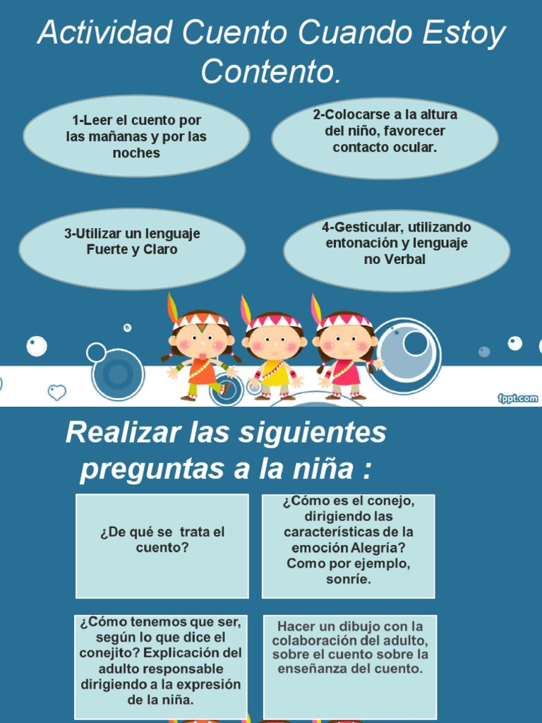 Cuento Cuando Estoy Contento | PDF | Artes del Lenguaje y Comunicación ...