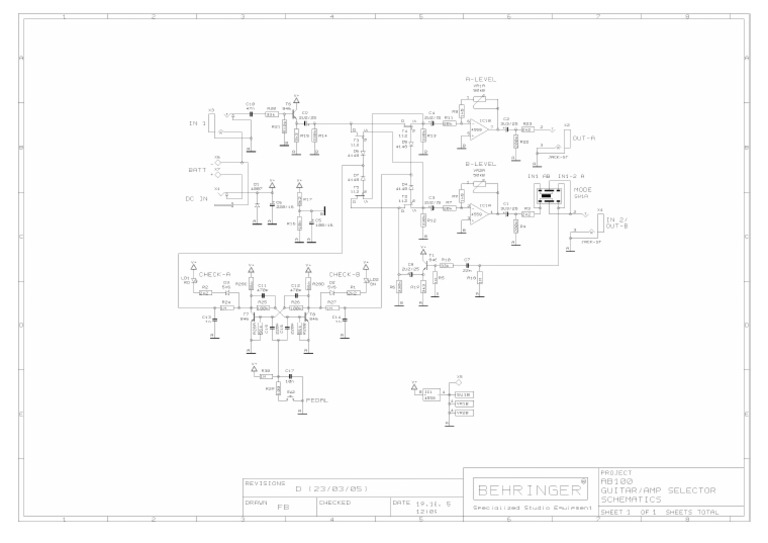 Ab100 Schematics Rev D | PDF
