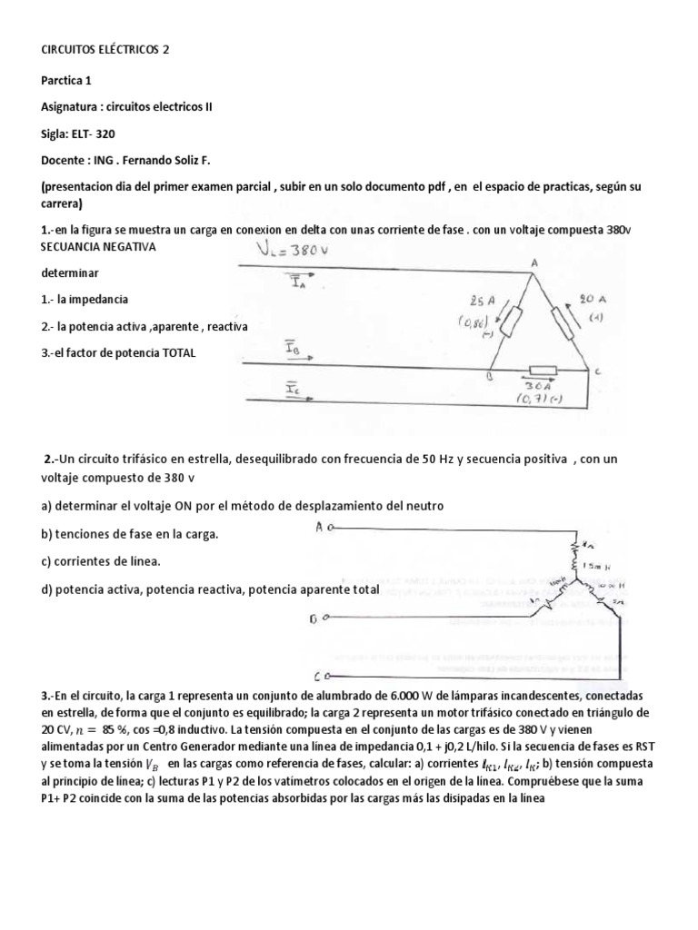 Practica 1 Pdf Pdf Energia Electrica Corriente Eléctrica