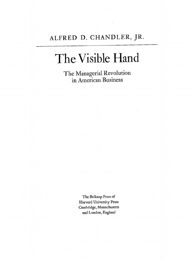 Visible Hand PDF | PDF
