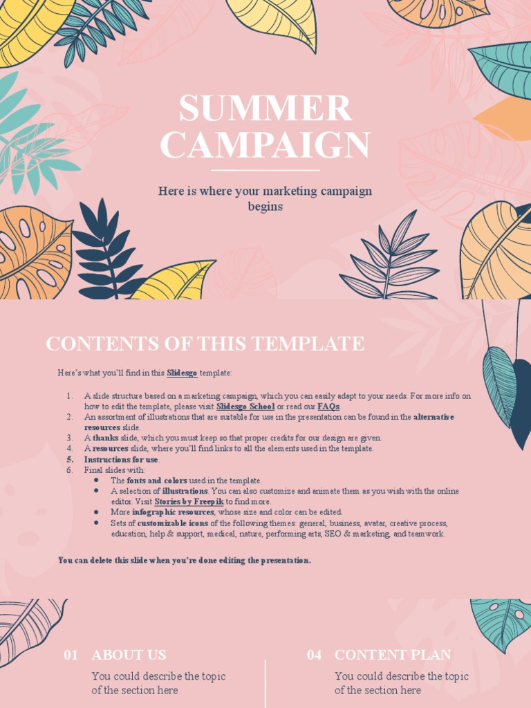 Summer Campaign - by Slidesgo | PDF | Planets | Solar System